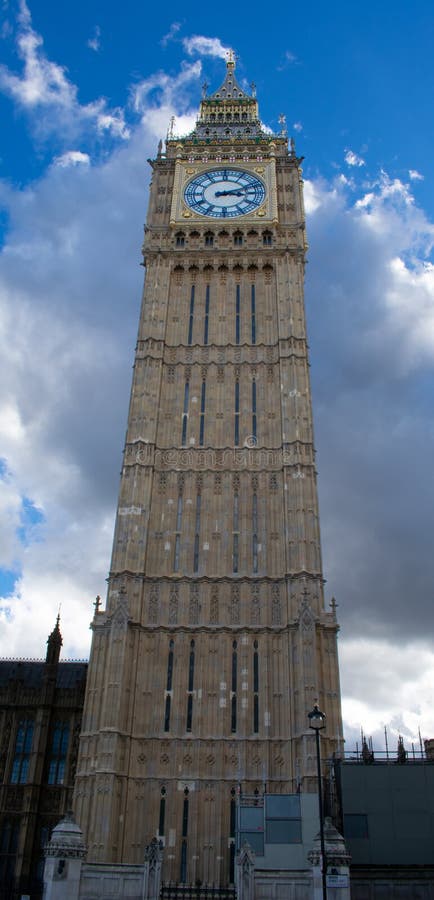 Close-up of Big Ben Clock Isolated, London Editorial Stock Image ...