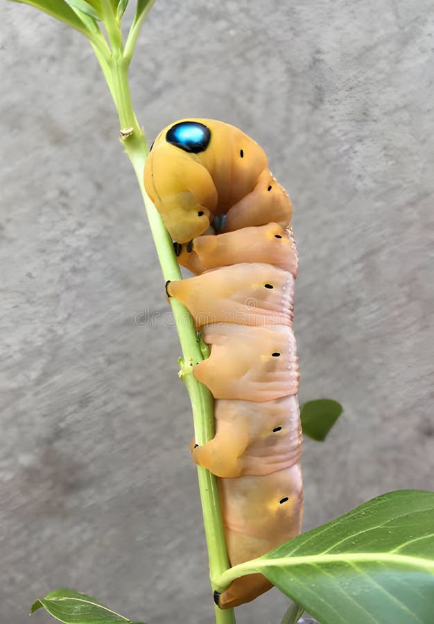 A Green Big Worm stock photo. Image of taking, enjoy - 74128980