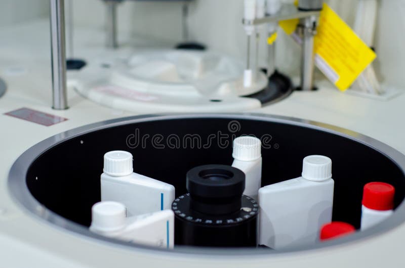 Close-up of Biochemical Automatic Analyzer Stock Image - Image of ...