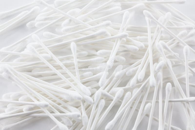 Cotton tip swabs stock image. Image of closeup, sticks - 135379319
