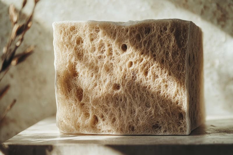 A Close-up of a Biodegradable Mycelium Box Showcasing Its Unique ...