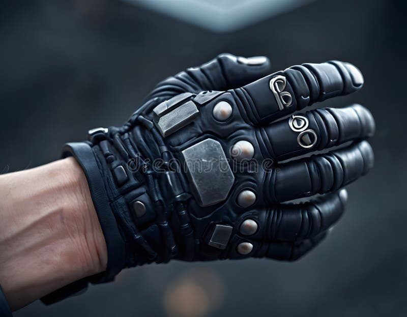 Close-up of a Bionic Arm. Generative AI. Stock Image - Image of ...