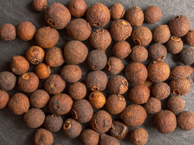 A Close-up of Black Allspice, Highlighting the Texture and Rich Color ...