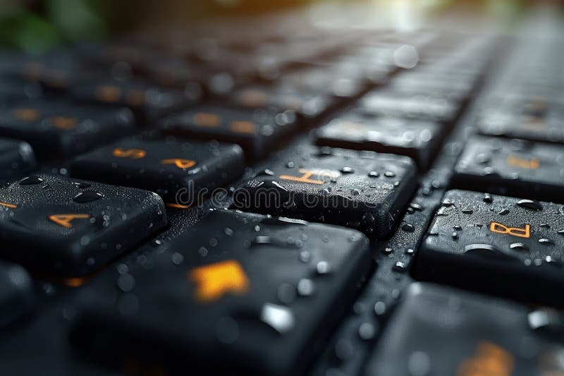 Close Up of Black Arrow Keys on Computer Keyboard, Essential for ...