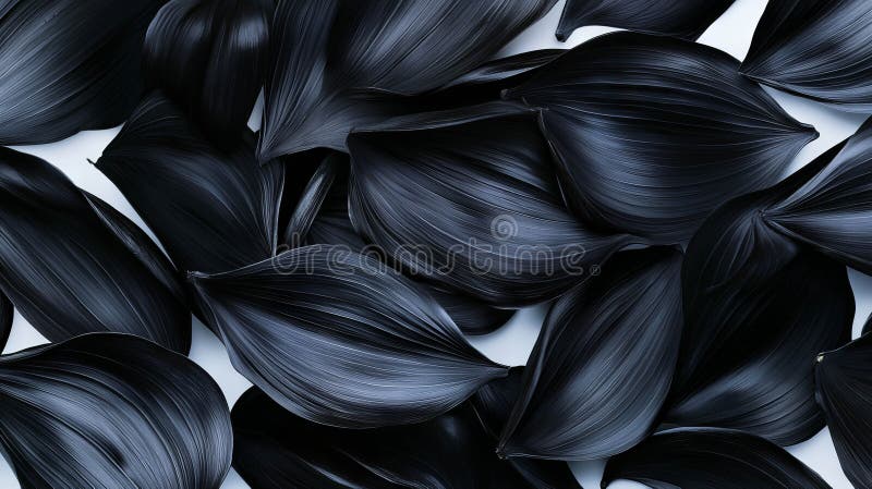 Close-up of Black Garlic Cloves Showcasing Unique Surface Texture and ...