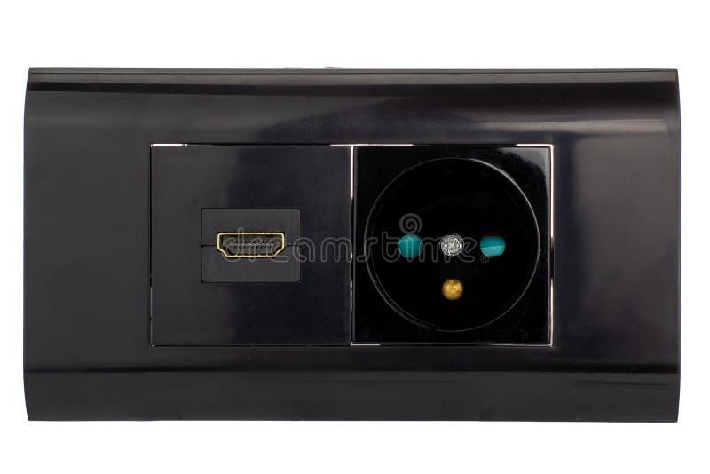Hdmi socket - marking icon stock illustration. Illustration of digital ...