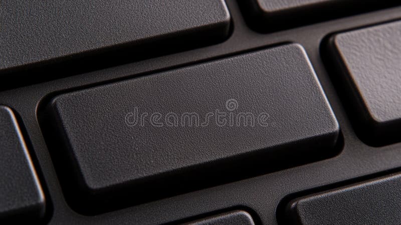 A Close Up of a Black Keyboard with Clean Keys, AI Stock Image - Image ...