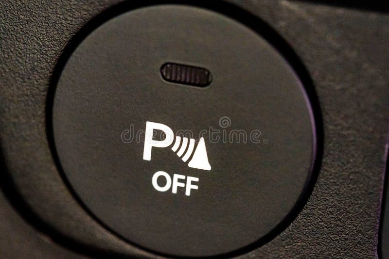 Parking Sensor System in Modern Car Close Stock Photo - Image of danger ...