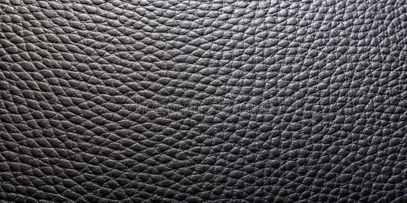 Black Pebbled Leather Texture Background Stock Illustration ...