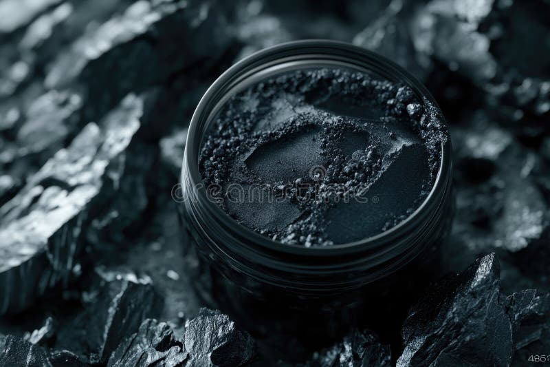 Close-up of Black Powder in Jar Stock Photo - Image of black, frontier ...