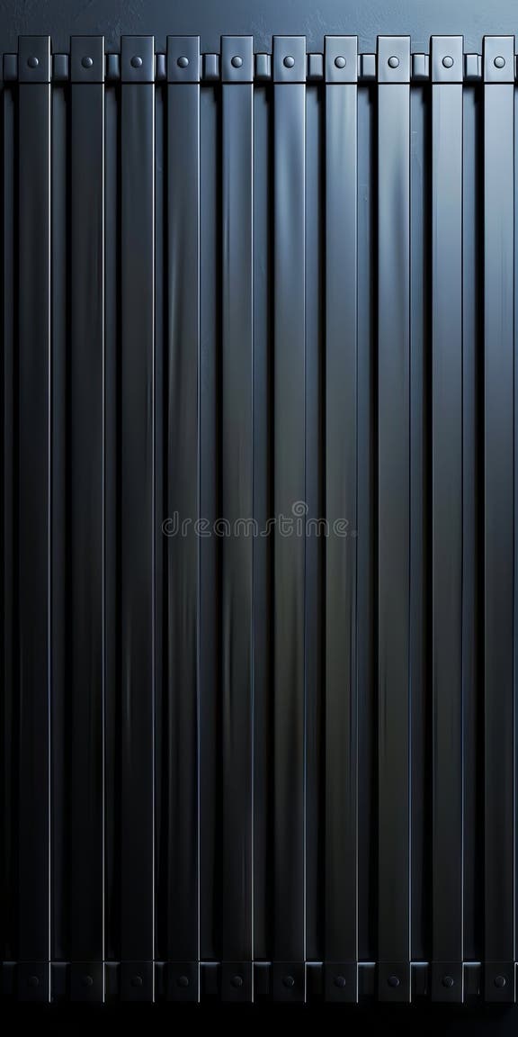 A Close Up of a Black Radiator on a Wall Stock Photo - Image of shiny ...