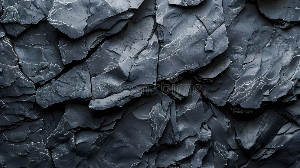 A Close Up of a Black Rock Wall Stock Photo - Image of outdoor, work ...
