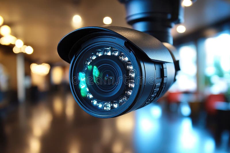 High-Definition CCTV Security Camera Surveillance System in Modern ...