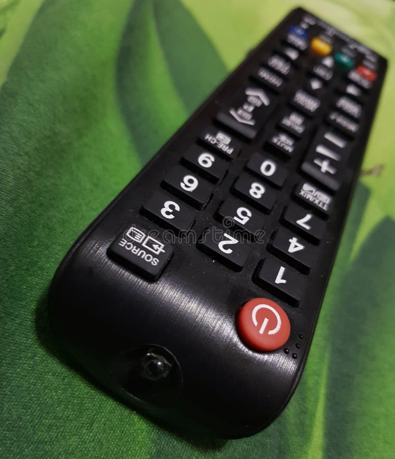 Black LED Tv Television Screen Mockup Mock Up, Blank on White Wall ...