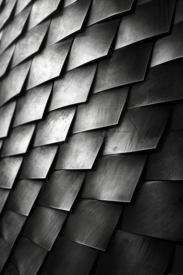 A Close Up of a Black and White Patterned Surface Stock Photo - Image ...