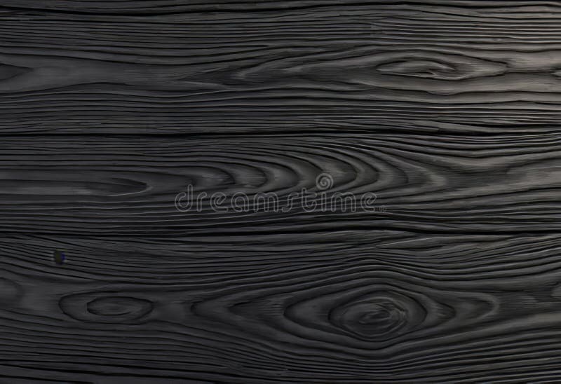 A Close-up of a Black Wood Grain Texture Stock Illustration ...