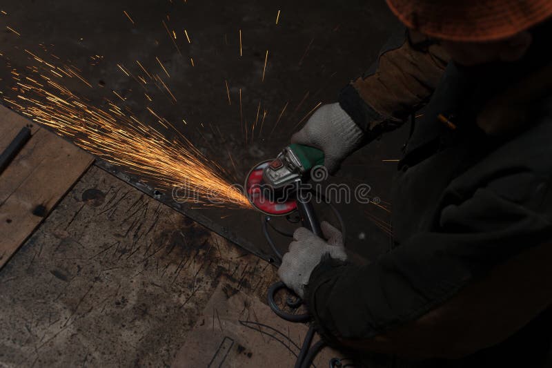 Close-up - Blacksmith Working Process. Stock Photo - Image of ironsmith ...