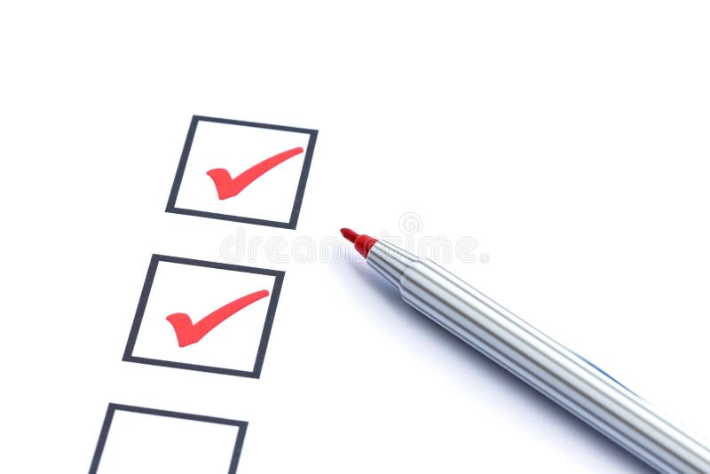 Close up blank checkbox stock photo. Image of education - 47498804