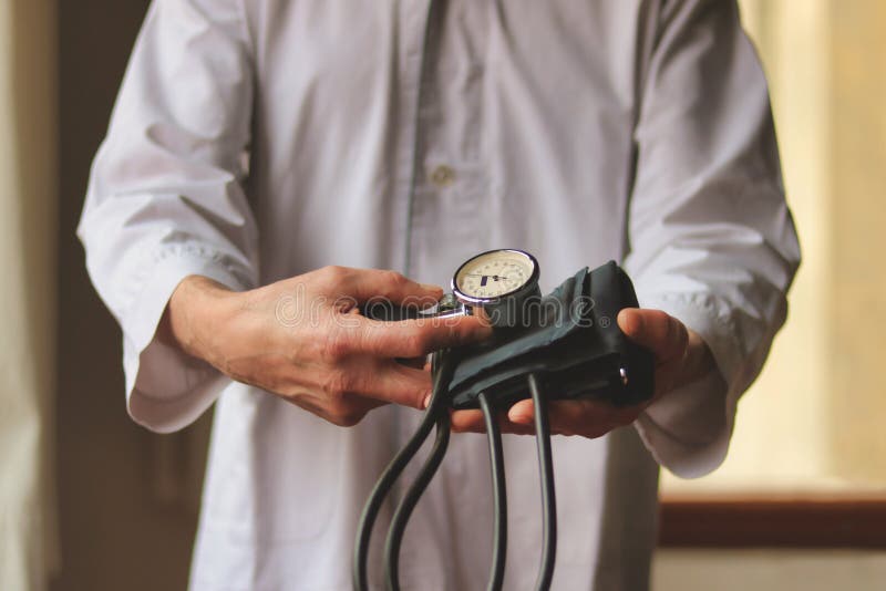 Close Up of Blood Pressure Measuring Device Stock Image - Image of exam ...