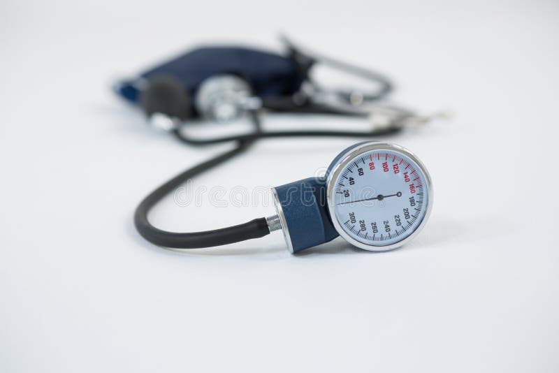 Close-up of Blood Pressure Measuring Equipment Stock Photo - Image of ...