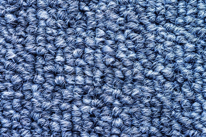 Close Up Blue Color Carpet Texture Stock Photo - Image of cotton ...