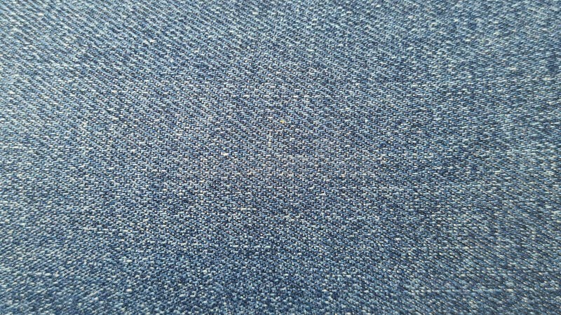 Close-up of Blue Denim Fabric Texture with Visible Weave Pattern Stock ...