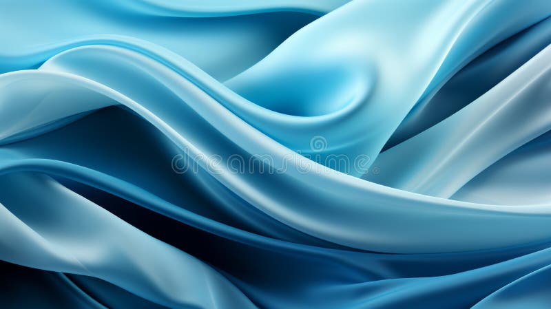 A Close Up of a Blue Fabric Background Stock Illustration ...