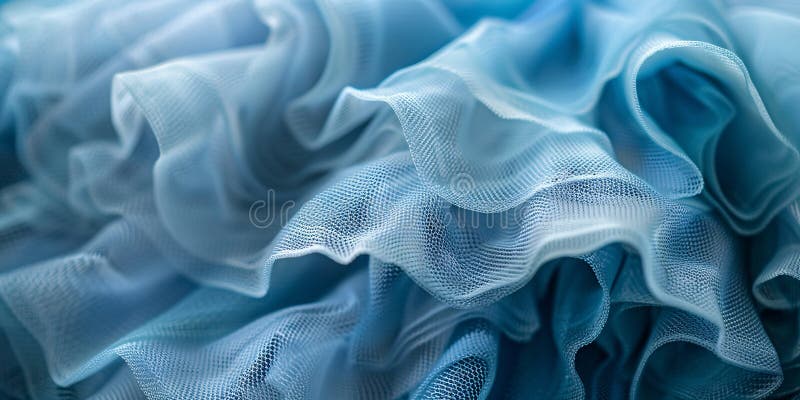 Blue Textile Waves stock image. Image of light, detail - 328079087