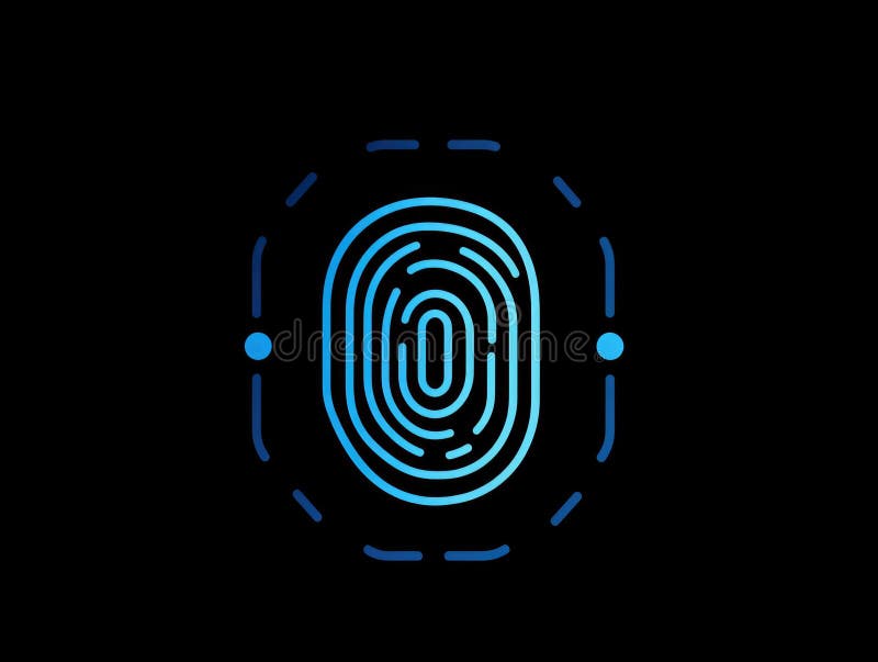 470 Blue Fingerprint Black Background Stock Photos - Free & Royalty ...
