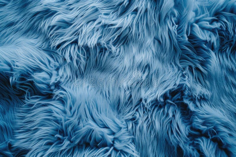 Close Up of a Blue Furry Animal, Suitable for Various Projects Stock ...