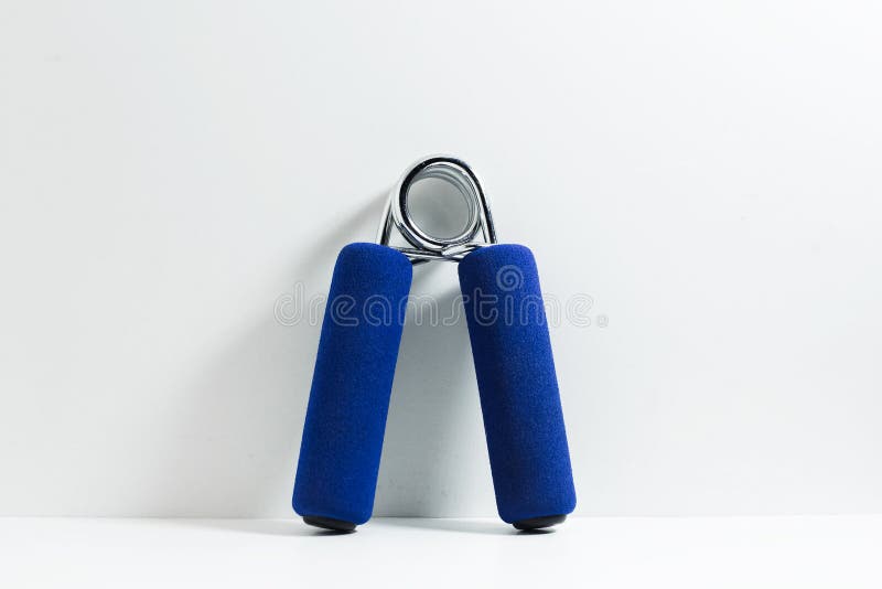 Close-up of Blue Hand Grip for Training Wrist. Stock Image - Image of ...