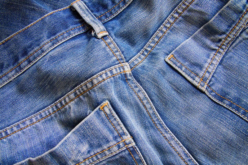 Close up of blue jeans stock photo. Image of garment - 34187476