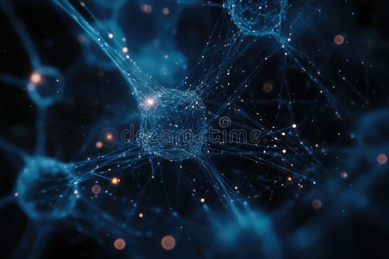 Close-Up of Blue Lights stock image. Image of generated - 380065541