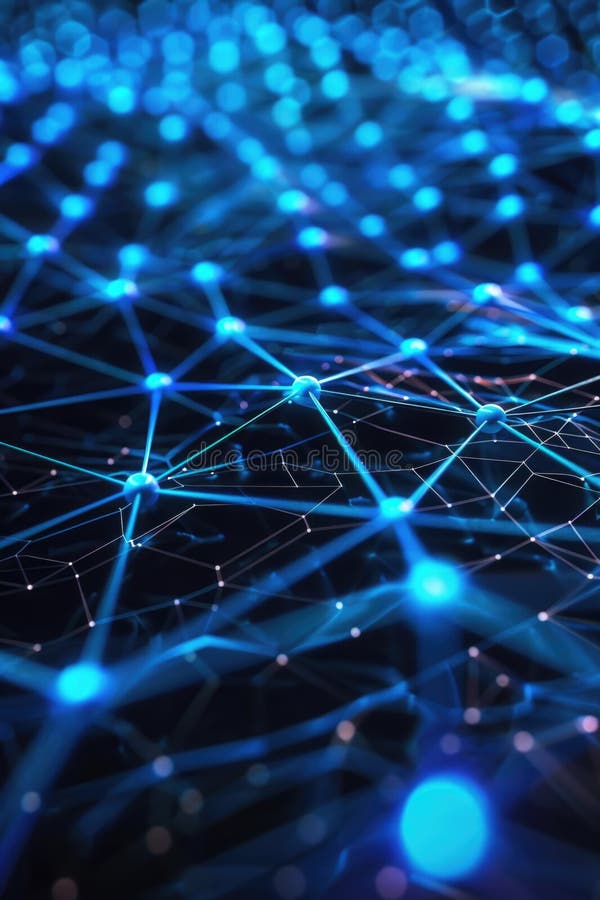 Close-up of blue lights stock photo. Image of glow, futuristic - 382435192