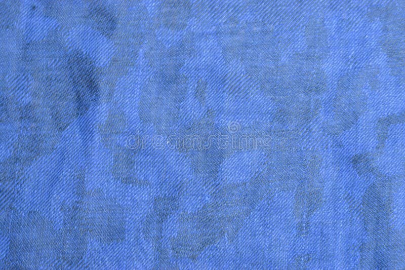 Close Up of Blue Linen Shirt Fabric Texture Background Stock ...