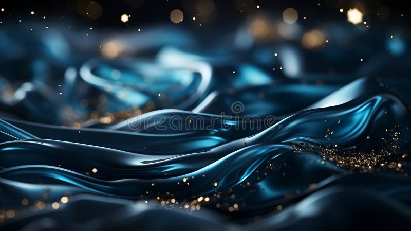 A Close Up of a Blue Liquid Background Stock Illustration ...