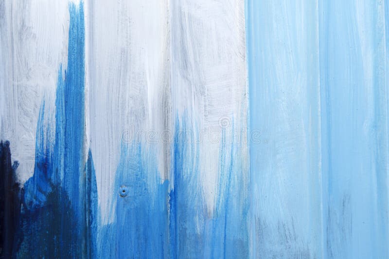 Close-up of Blue Painted Metal Surface Stock Image - Image of blue ...