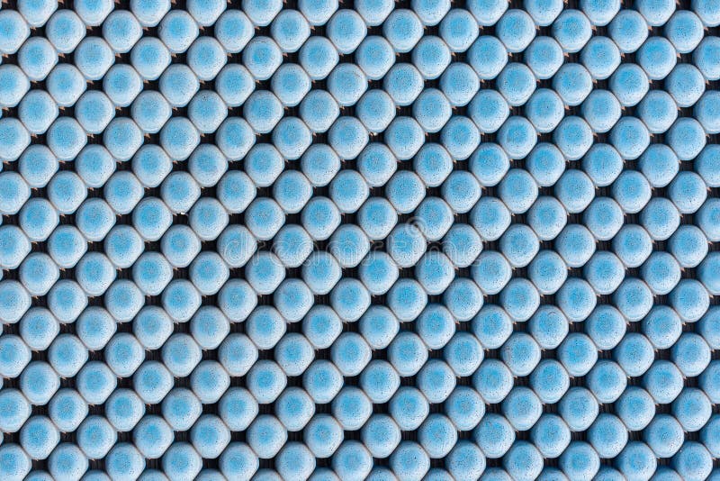 Close Up Blue Rubber Texture For Non-slip. Stock Image - Image of ...