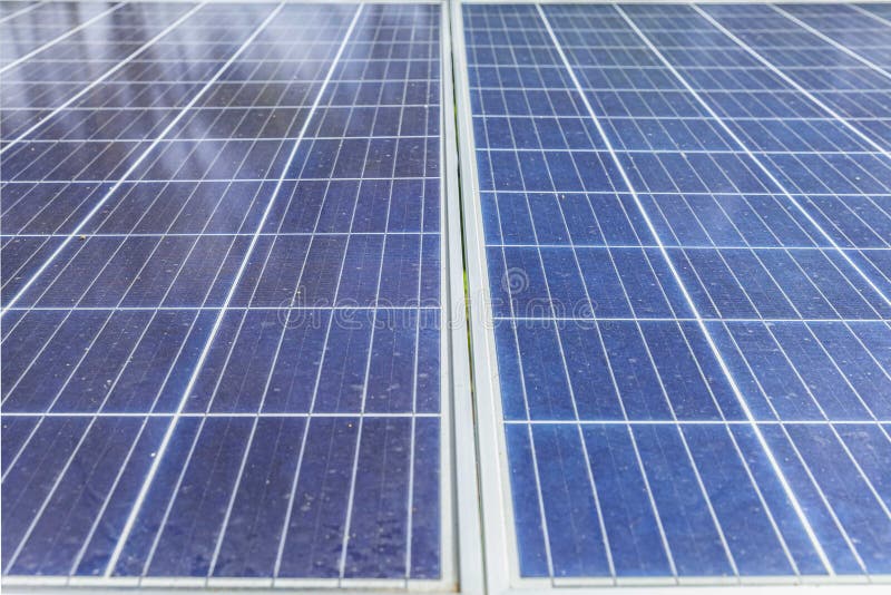 Blue Solar Cell Metal Plate Pattern and Background Seamless Stock Image ...