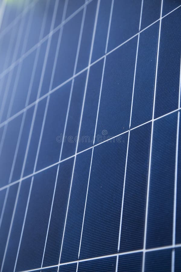 Close up blue solar panel stock photo. Image of expressing - 112698930