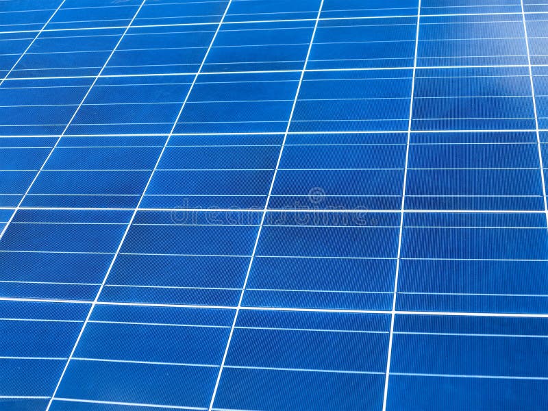 Close Up of Blue Solar Panel Square Texture Stock Photo - Image of ...