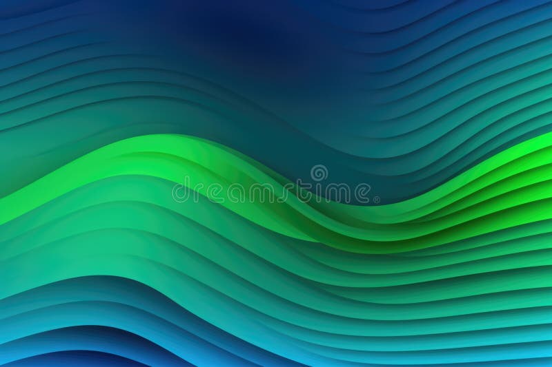Close Up of Blue To Green Seamless Wave Pattern, Created Using ...