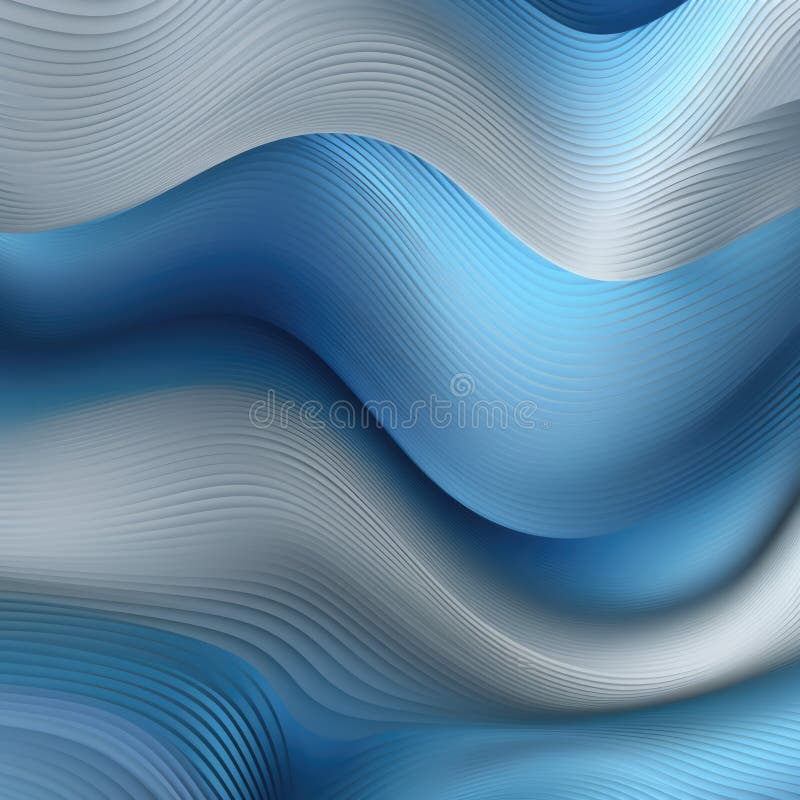 Close Up of Blue To Grey Seamless Wave Pattern, Created Using ...