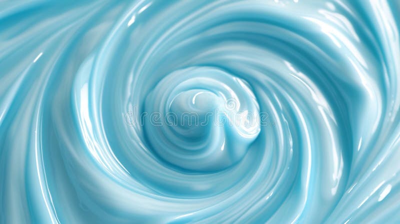 Close Up of Blue Whipped Cream Swirl Texture for Background and Design ...