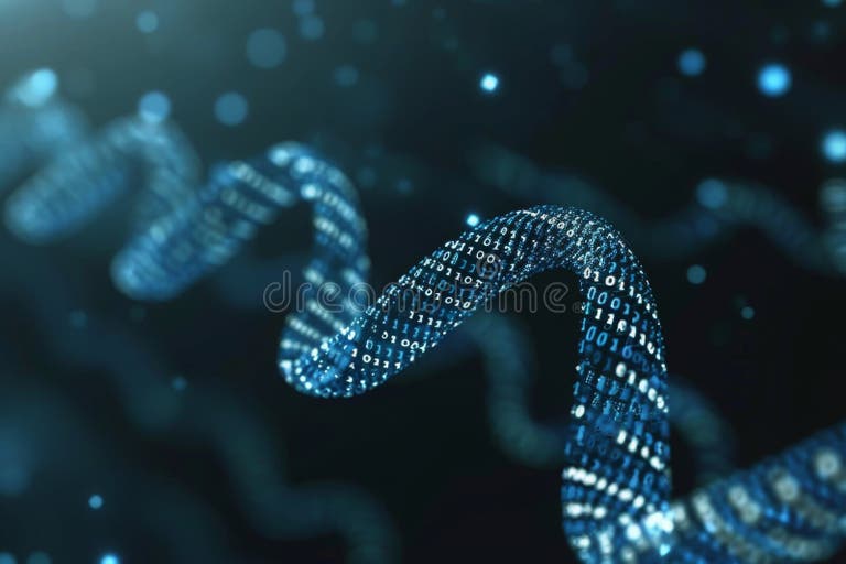Code Themed Dna Helix Stock Illustrations – 75 Code Themed Dna Helix ...