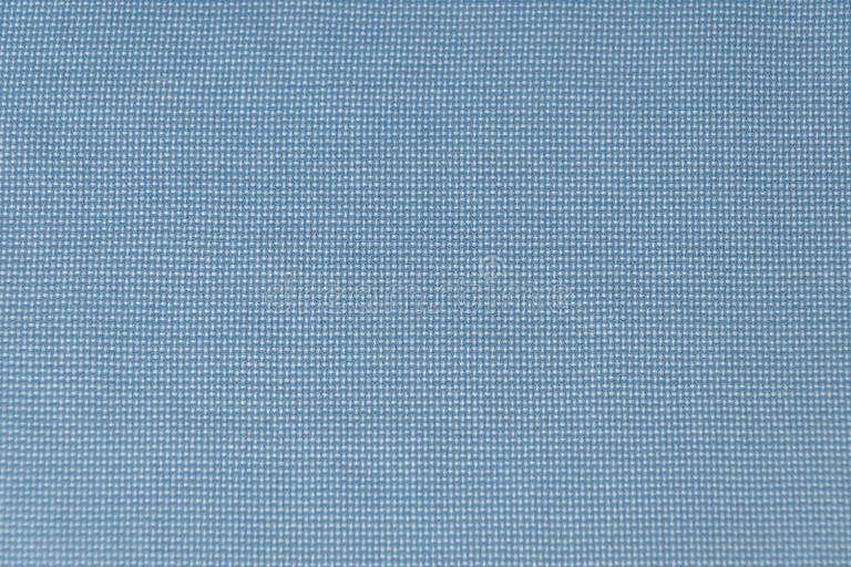 A Close-up of Blue Woven Fabric with a Uniform Grid Pattern and a ...