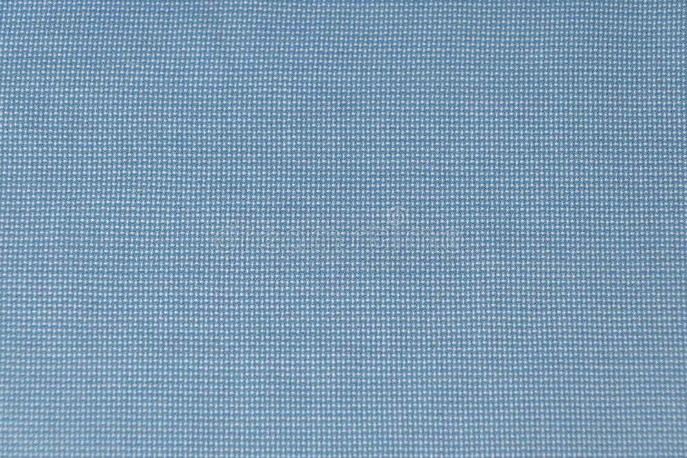 A Close-up of Blue Woven Fabric with a Uniform Grid Pattern and a ...