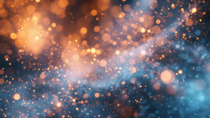 A Close Up of a Blurry Image with Lots of Lights, AI Stock Image ...