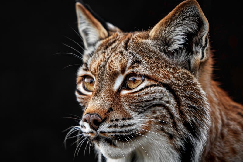 Close-up of a Bobcat, Its Tufted Ears and Bright Eyes are the Focus of ...