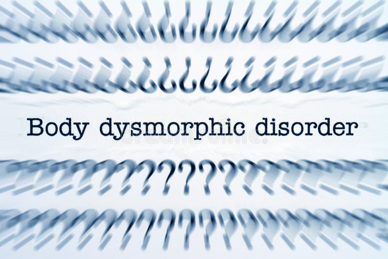 BDD - Body Dysmorphic Disorder is a Mental Health Disorder, Acronym ...